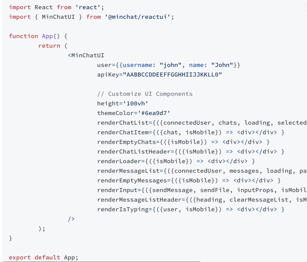 Whats New: Customizable React UI in MinChat UI SDK | MinChat Whats New: Customizable React UI in MinChat UI SDK | MinChat